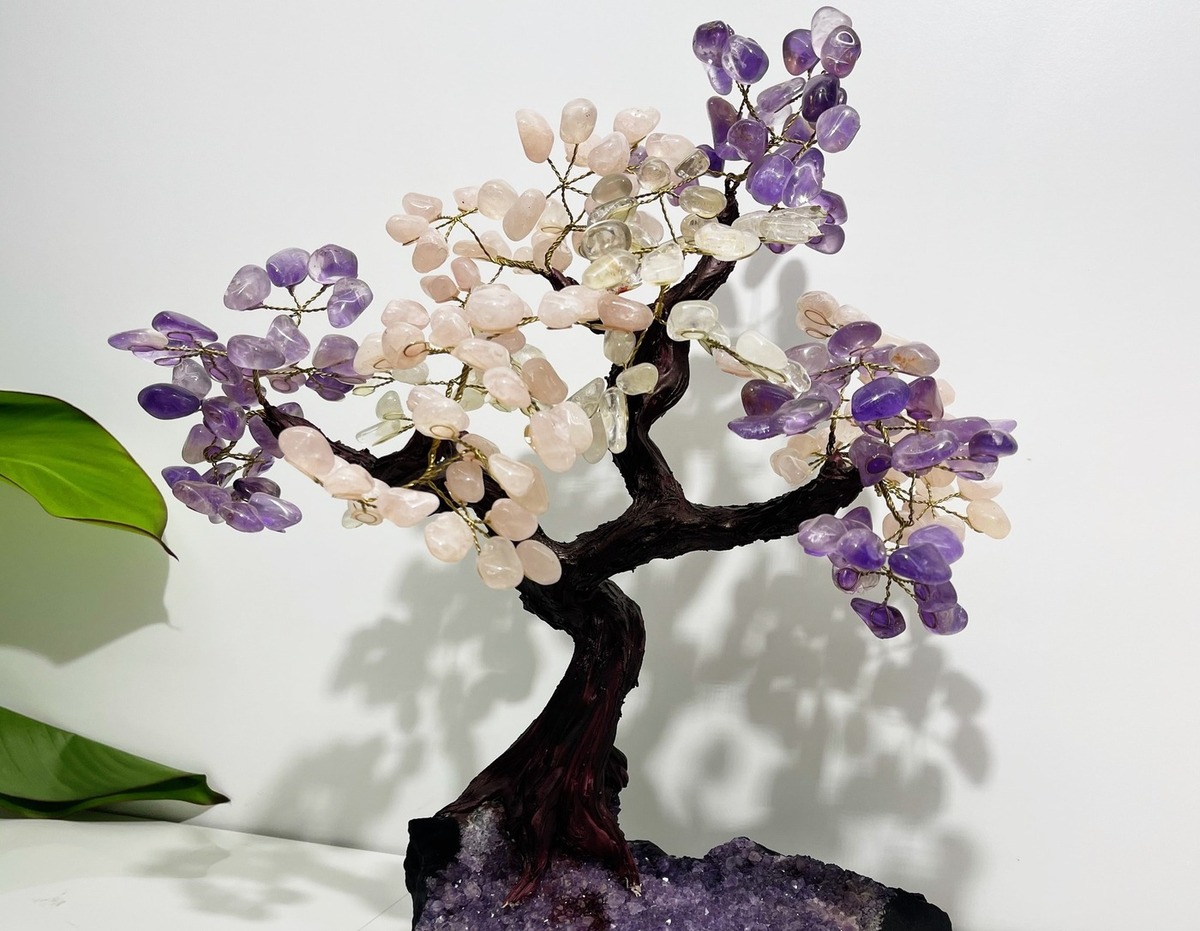 Amethyst Bonsai Tree: A Perfect Gift for Nature Lovers and Spiritual ...